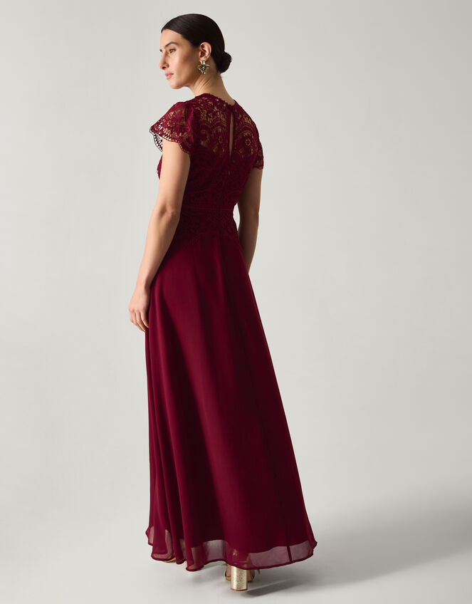 Monica Lace Bridesmaid Dress Red | Evening Dresses | Monsoon Global.