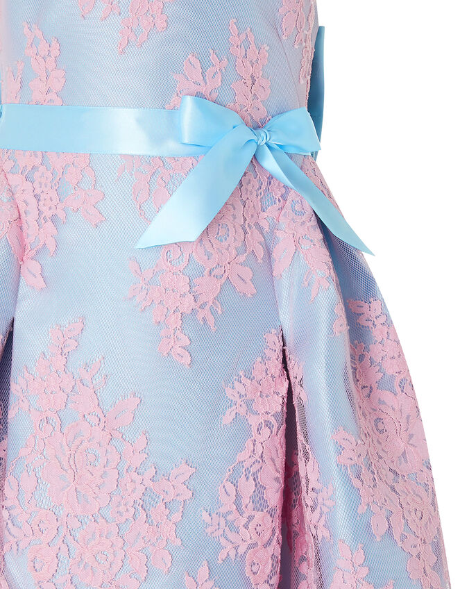 Valeria Lace Occasion Dress Blue