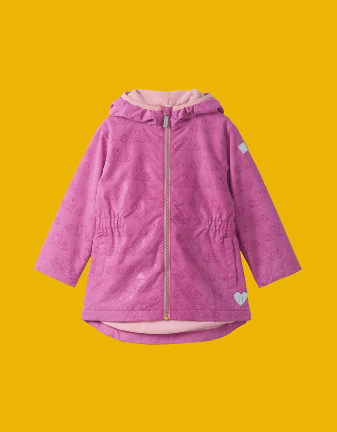 Hatley Swans Colour Changing Raincoat Pink